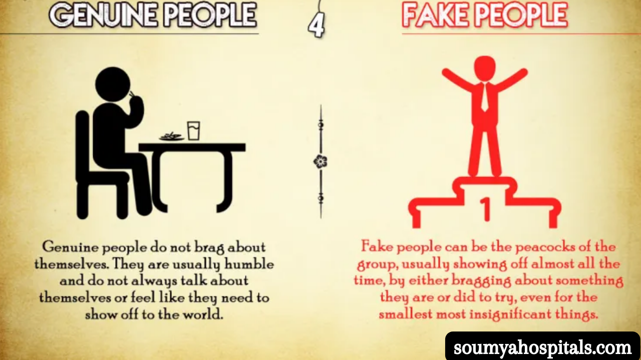 8 Differences Between Genuine And Fake People - soumyahospitals.com